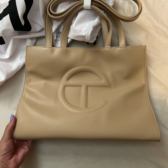 Telfar | Bags | Authentic Telfar Medium Bag Cream Never Used I Have ...